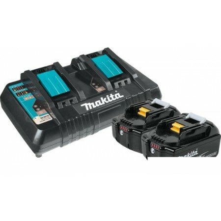 Аккумулятор с зарядным устройством Makita BL1850B + DC18RD 191L75-3 (18В/5 Ah + 7.2-18В)