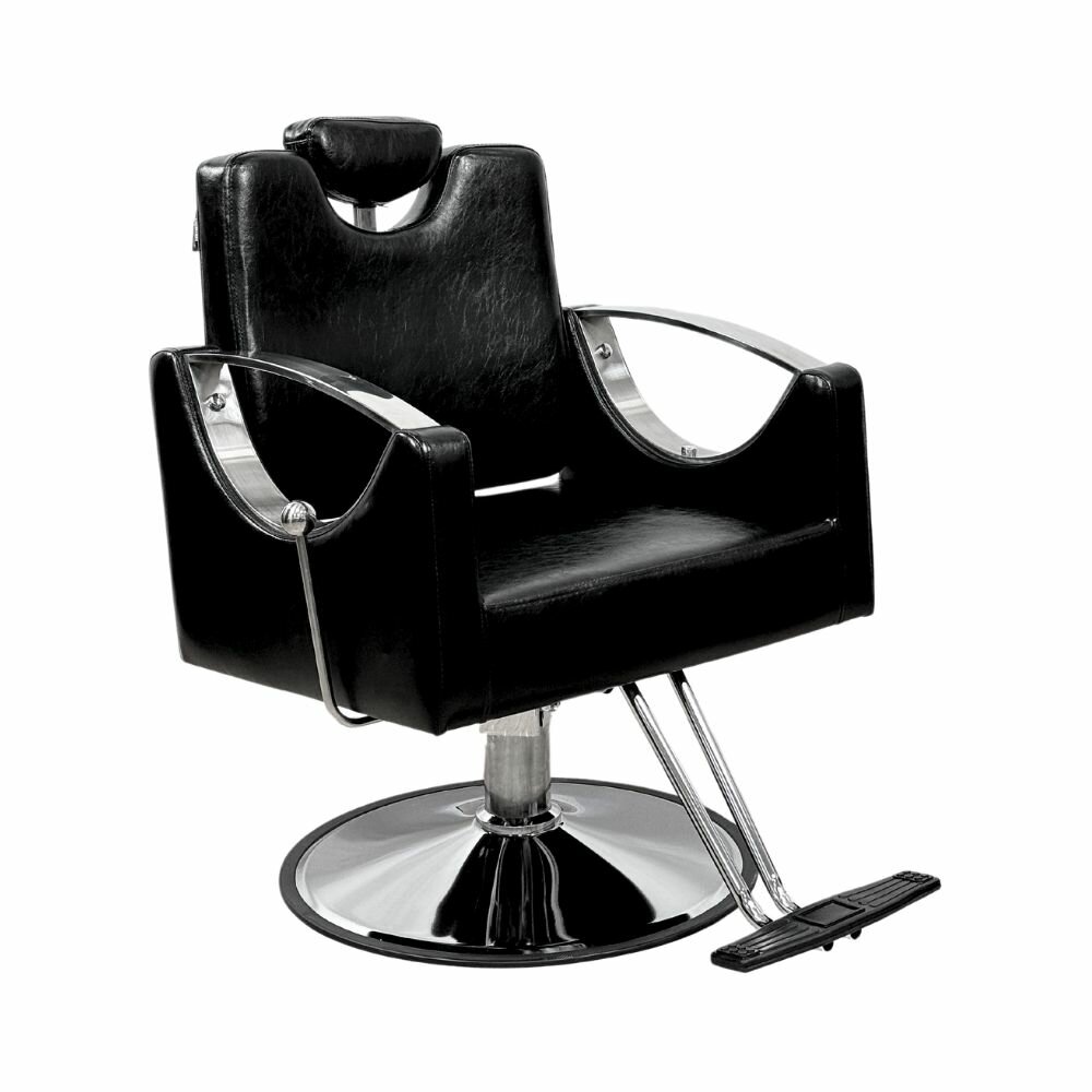 Парикмахерское кресло, DiBiDi, JB1014, гидравлика, с подножкой, черное, byDi