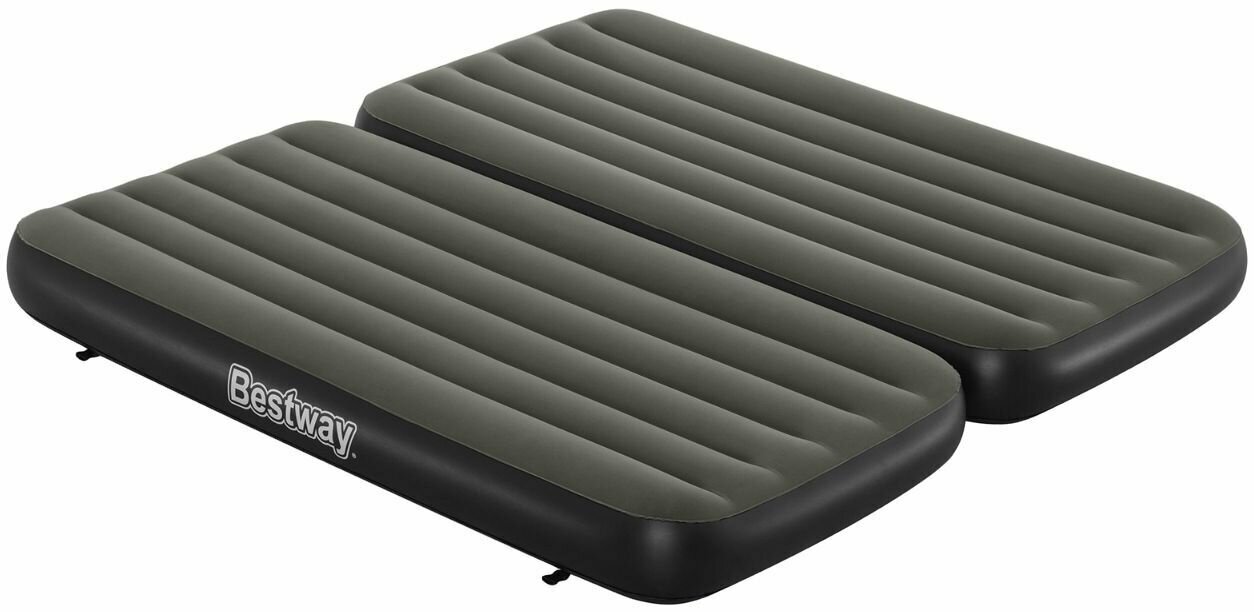 Надувной спальный матрас Bestway Airbed Twin/King, туристическая мебель, домашний двуспальный матрац для сна, надувная двухместная кровать, подходит для плавания и в палатку, размер 188 х 99 х 25 см