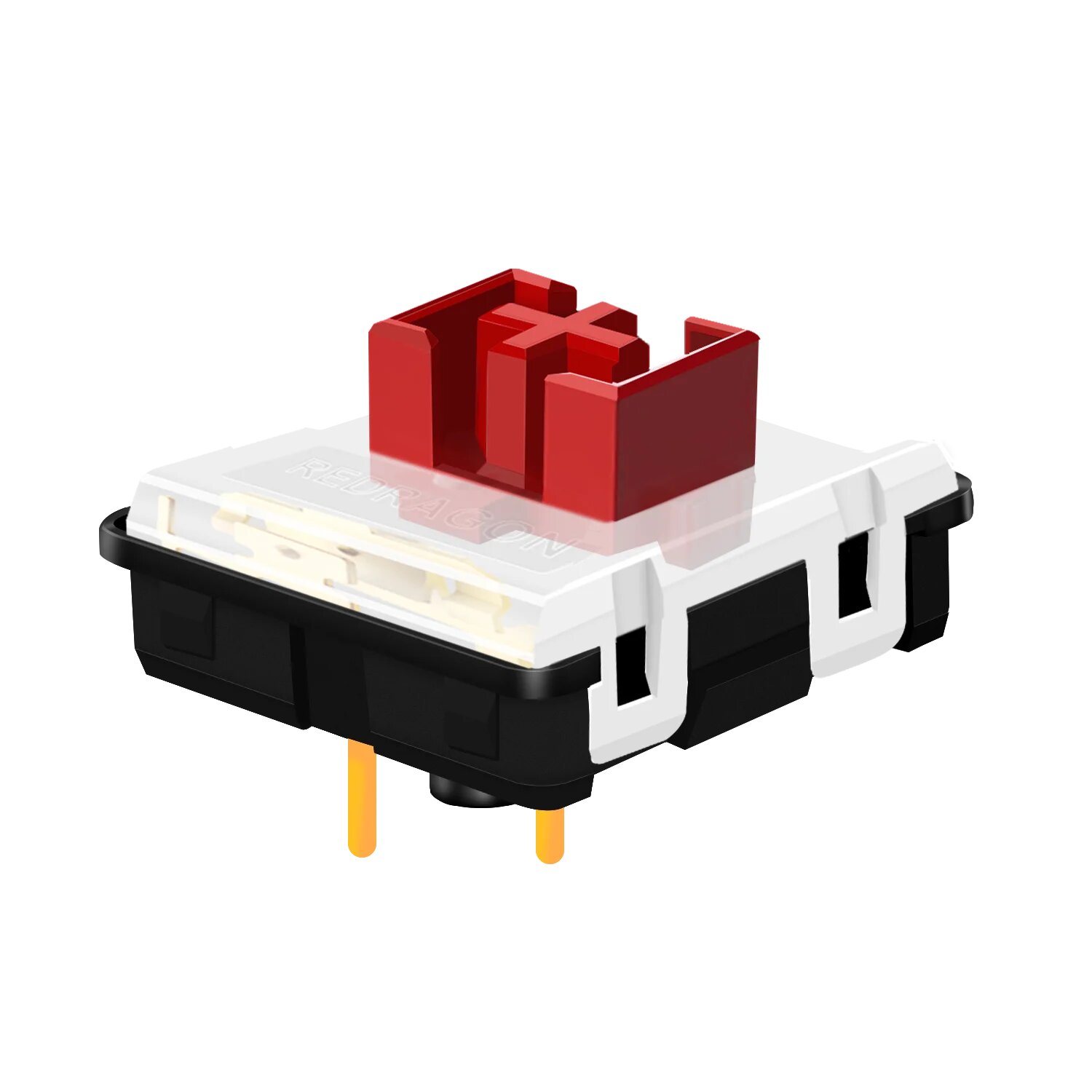 REDRAGON SMD RGB MX низкопрофильный 5,5 переключатель 3Pin Clicky линейная тактильная Бесшумная механическая клавиатура красный черный синий коричневый переключатель