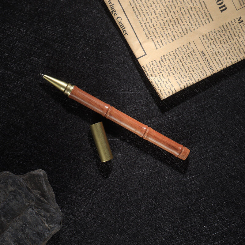 Ручка-шар, из сандалового и красного дерева, для подписи, бизнес-подарок