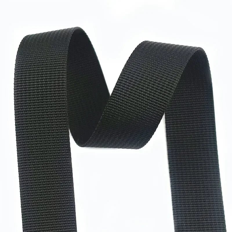 Нейлоновая лента черная 20-50 мм, RD109-Black