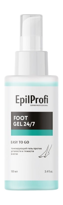 EPILPROFI Гель для ног тонизирующий против усталости и тяжести в ногах, 100 мл