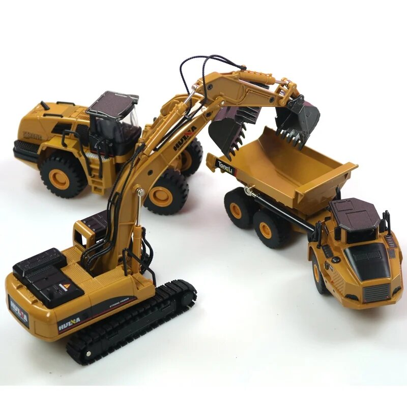 Набор строительной техники HUINA 1:50, 3pcs set