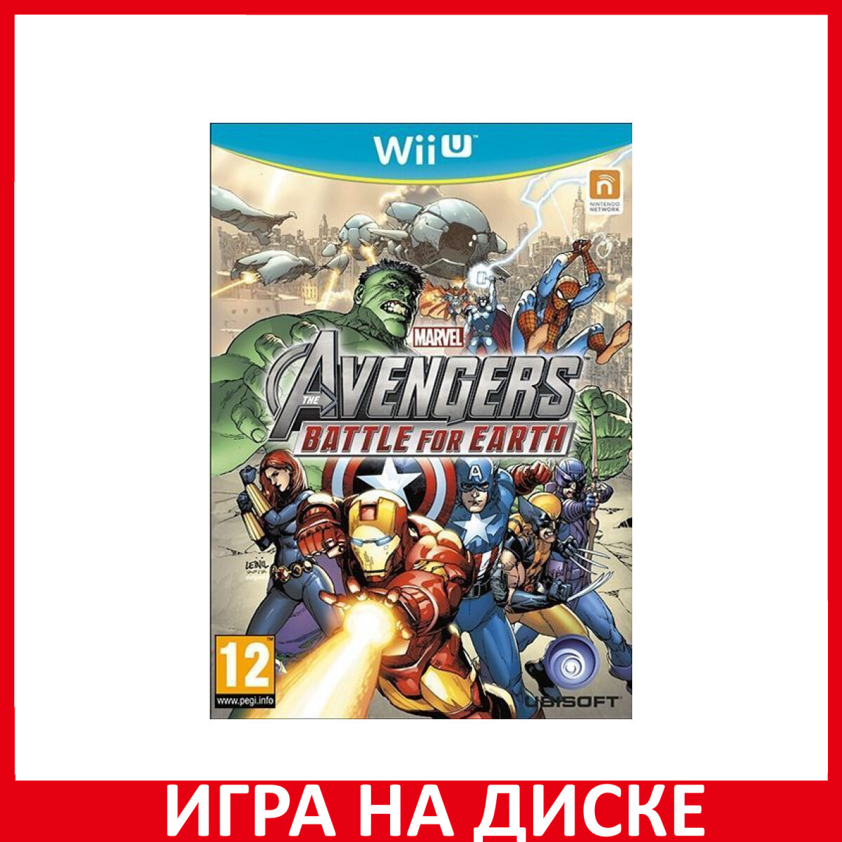 Игра Marvel The Avengers: Battle for Earth (Мстители: Битва за Землю) (Wii U) уценка