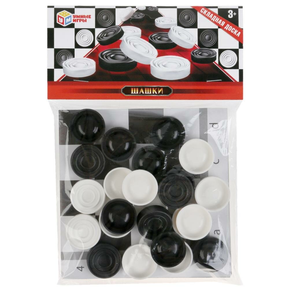 Настольная игра Шашки Умные игры 4630115527404