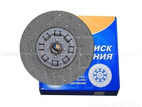 Диск сцепления ведомый камаз (асбест) ztd (14-1601130)