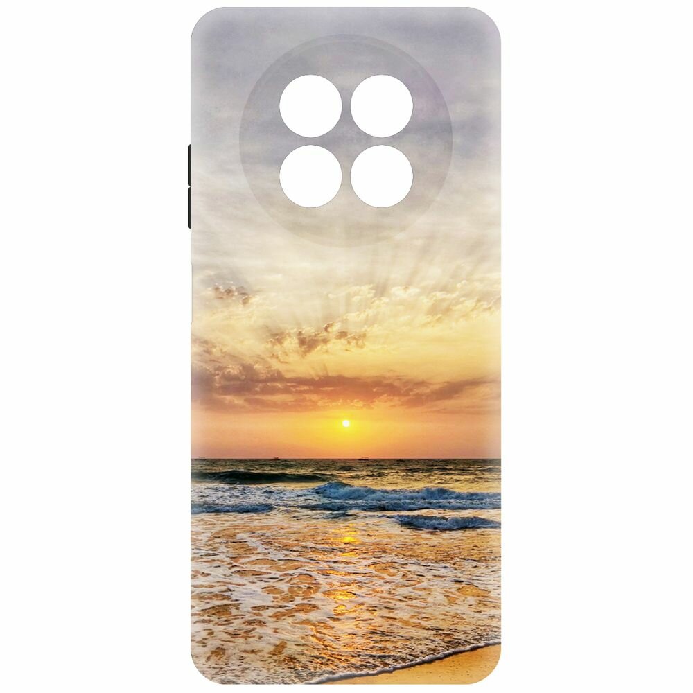 Чехол-накладка Krutoff Soft Case Индия, Пляжи Гоа для Realme 12 5G черный