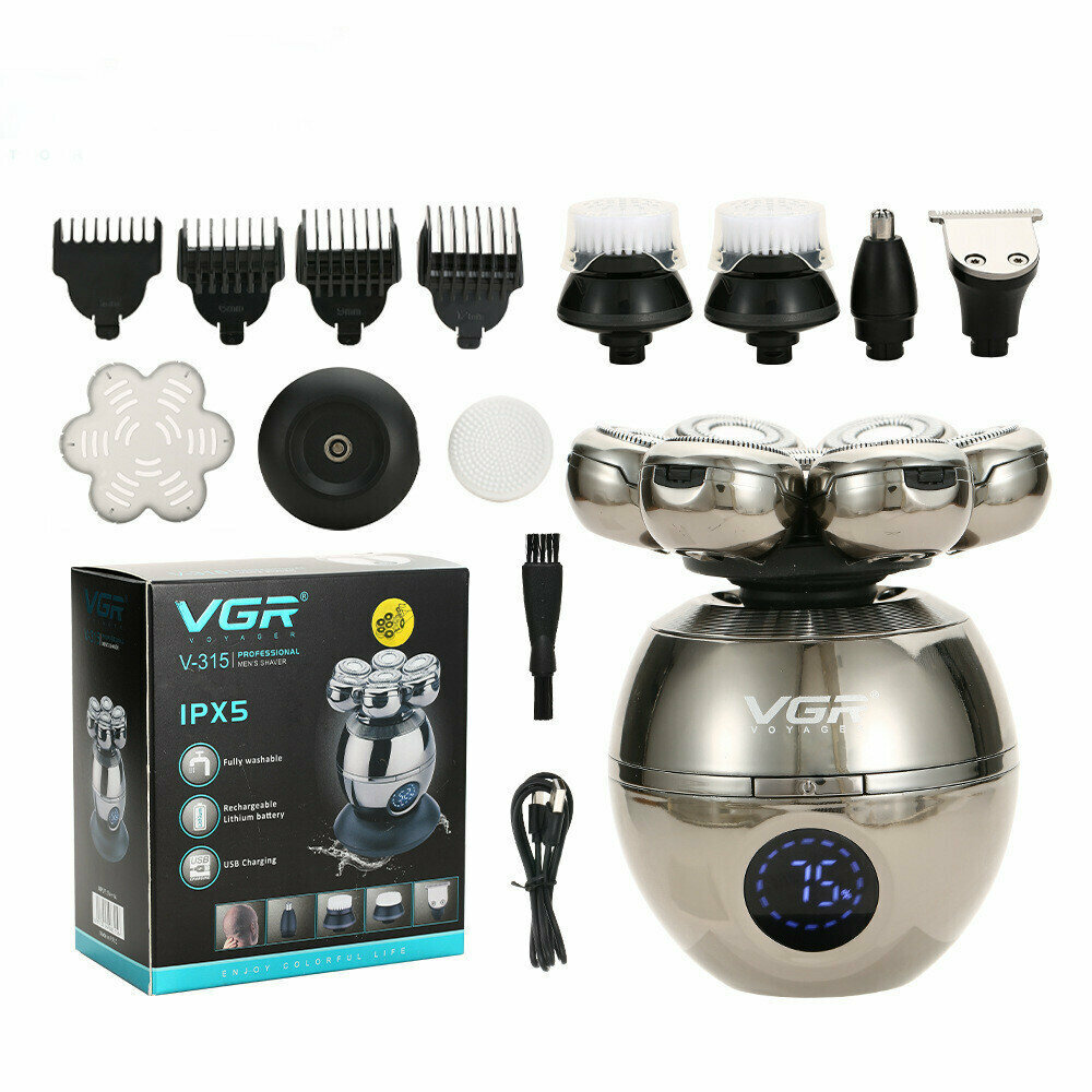 Электробритва многофункциональная VGR V-315 / Бритва электрическая 5 в 1