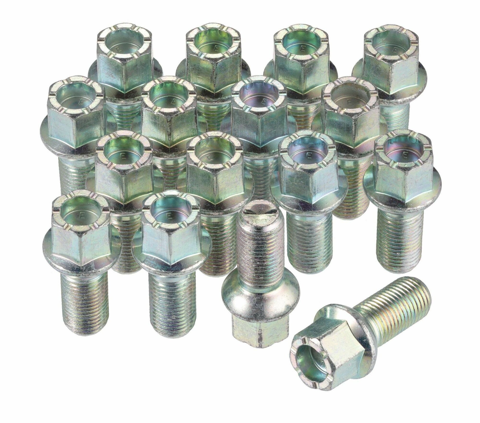 Болты колесные Ellis B17ES327TT (B950), M14x1.5, балонный ключ: 17, 20 штук