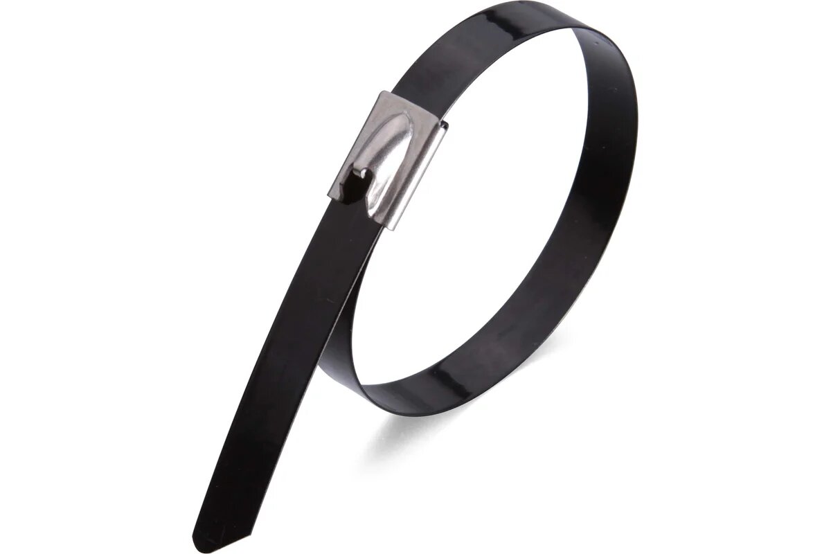 FORTISFLEX СКС-П 304 стяжки стальные с покрытием 7.9×300, 100 шт, 74943