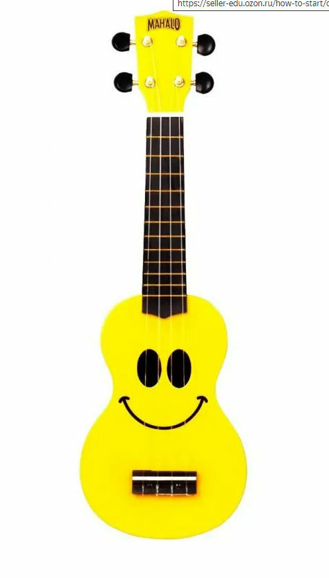 Укулеле сопрано Mahalo U-SMILE YW с чехлом