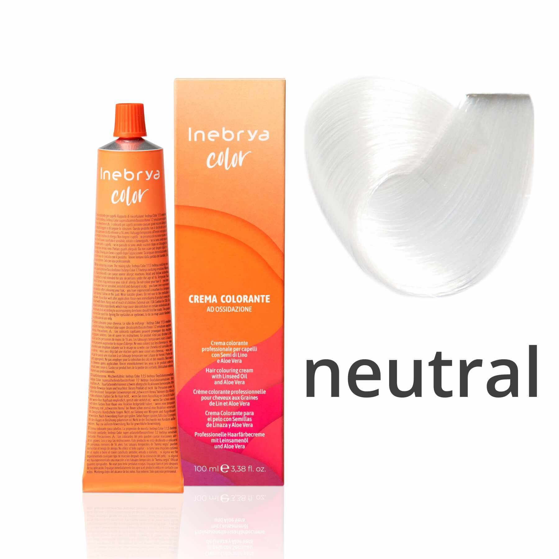 Крем - краска для волос профессиональная Inebrya Color Professional Нейтральный корректор 100 мл