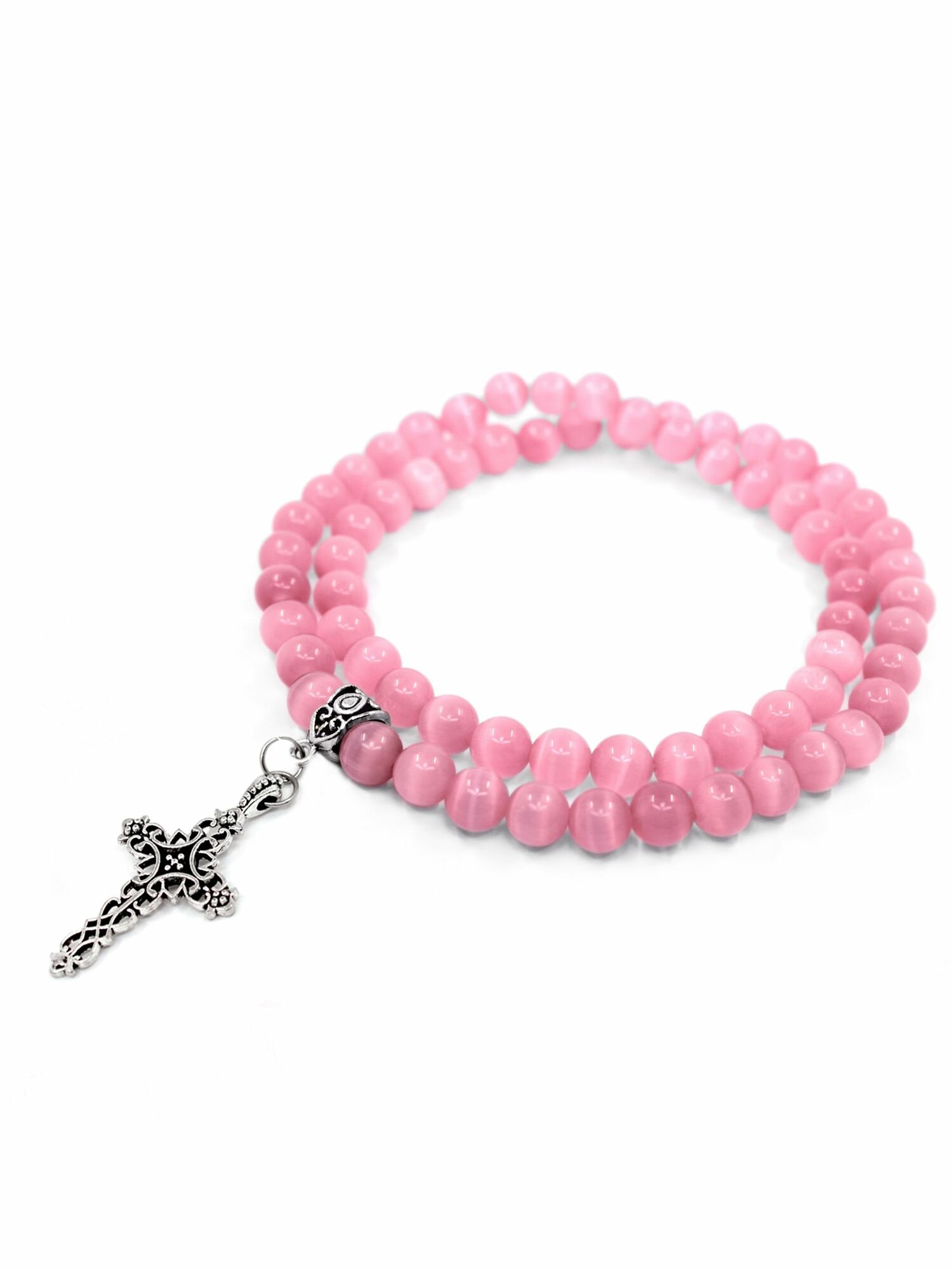 Бусы, кошачий глаз