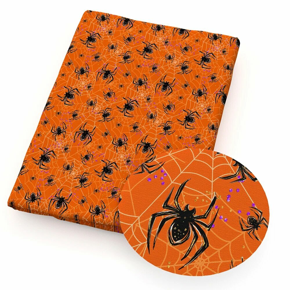 Хлопковая ткань для шитья 50*145 см Оранжевый, 50x145cm, Polyester Cotton, 1108705