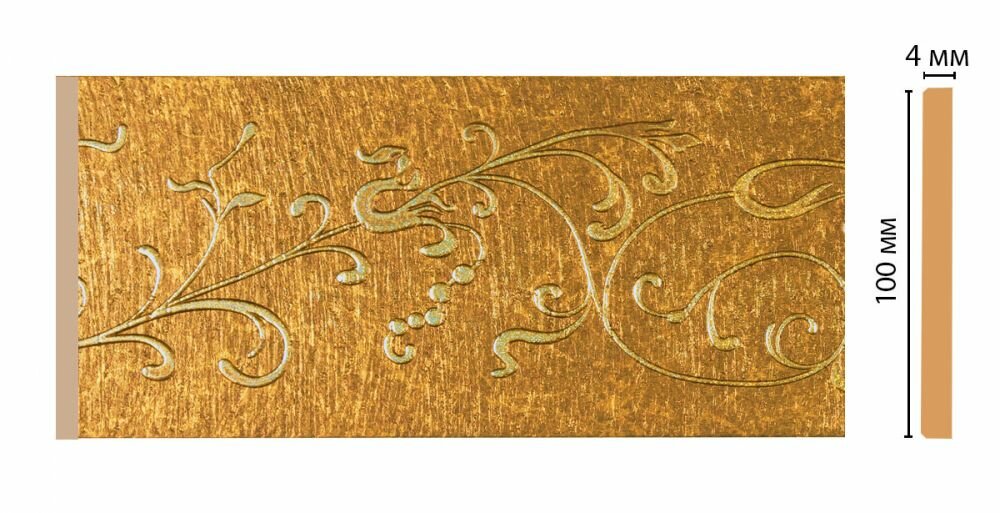 Декоративная Панель Decomaster N10-28/18 В100хШ4хД2400 мм / Декомастер.