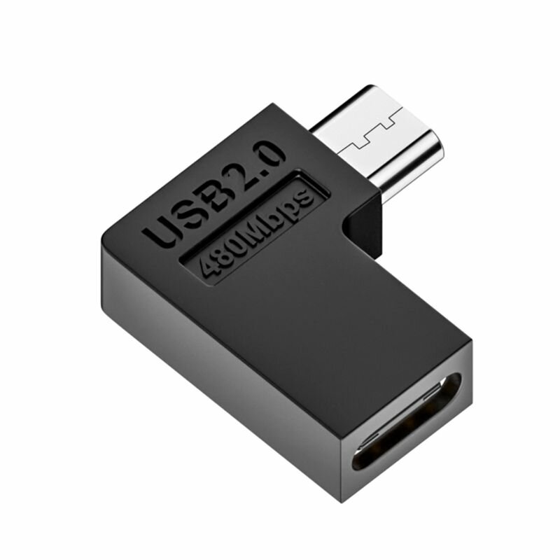 Угловой переходник Micro USB Type C