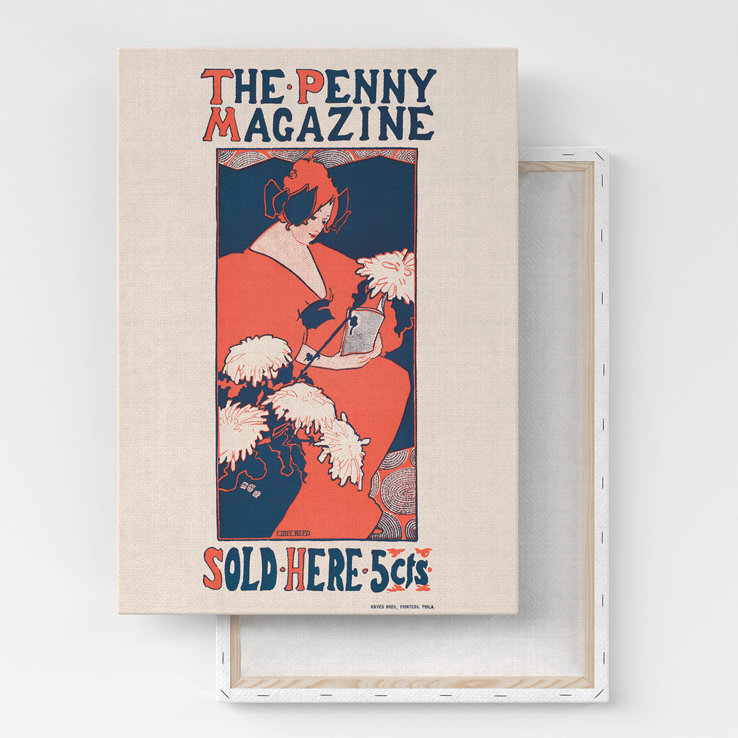 Картина на холсте, репродукция / Этель Рид - The Penny Magazine / Размер 30 x 40 см
