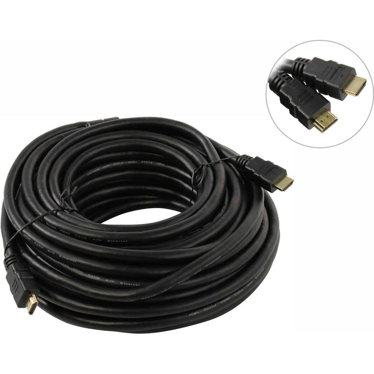 Telecom Кабель HDMI to HDMI (19M -19M) ver2.0 20м 2 фильтра
