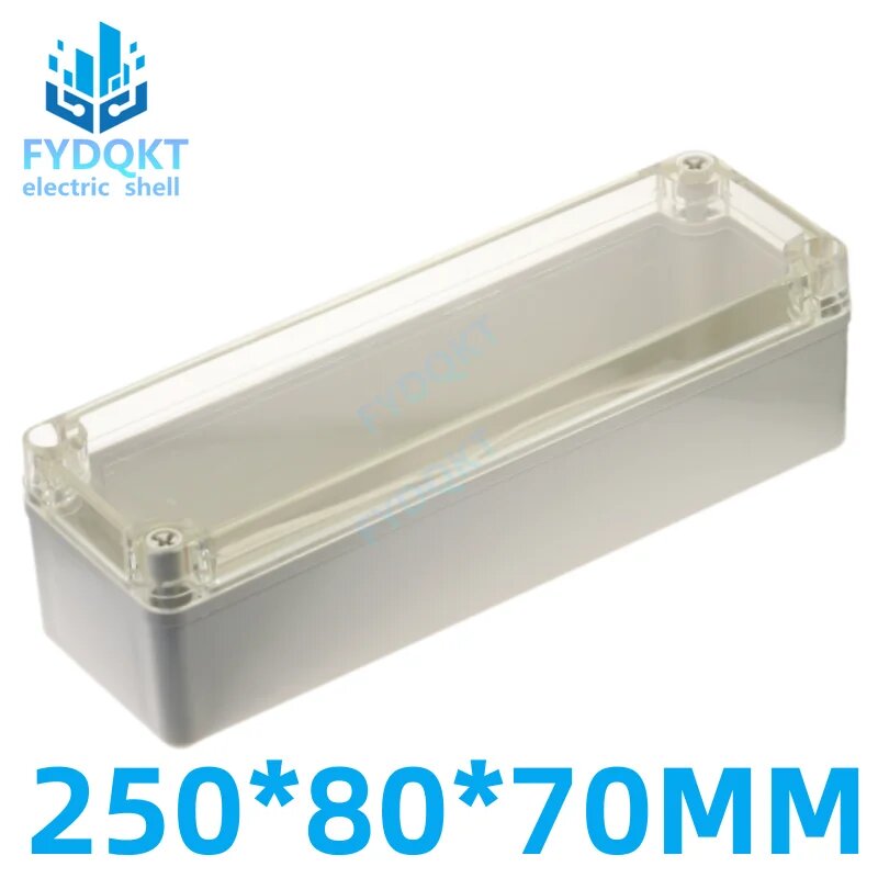 Пластиковый бокс для блока питания 250x80x70 мм