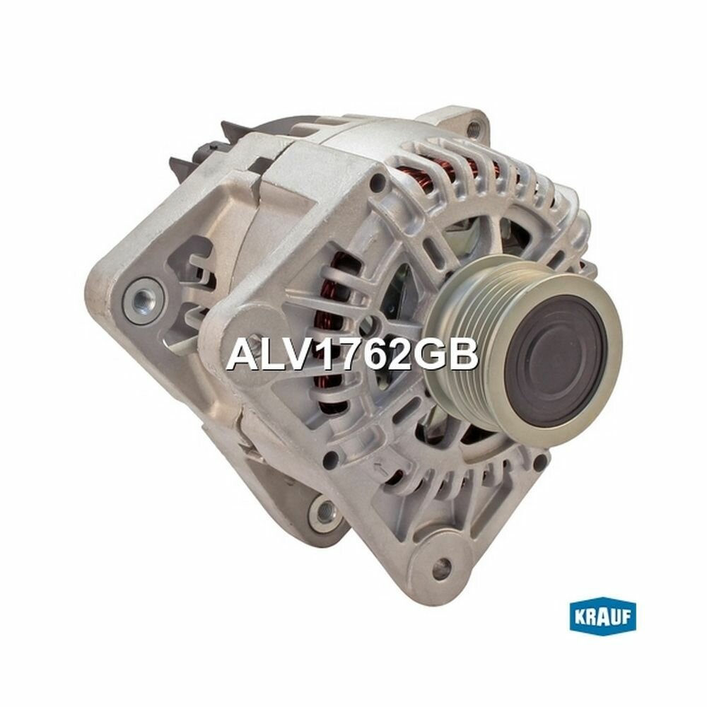 Генератор для а/м Renault Logan, Kangoo, Nissan Micra, cо шкивом 5 ручьев, KRAUF ALV1762GB