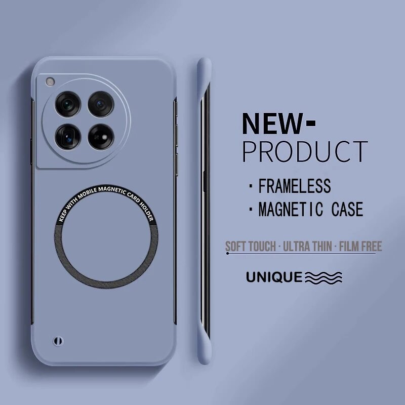 Ультратонкий Магнитный Жесткий Чехол Из Поликарбоната Для Magsafe Oneplus Серый, Gray, Oneplus 10T