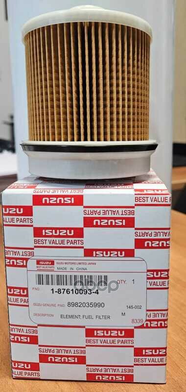 1876100934 Фильтр Топливный Isuzu Npr-75, Nlr-85 (А) Евро4 Bvp Ch* 1876100933 ISUZU арт. 1876100934