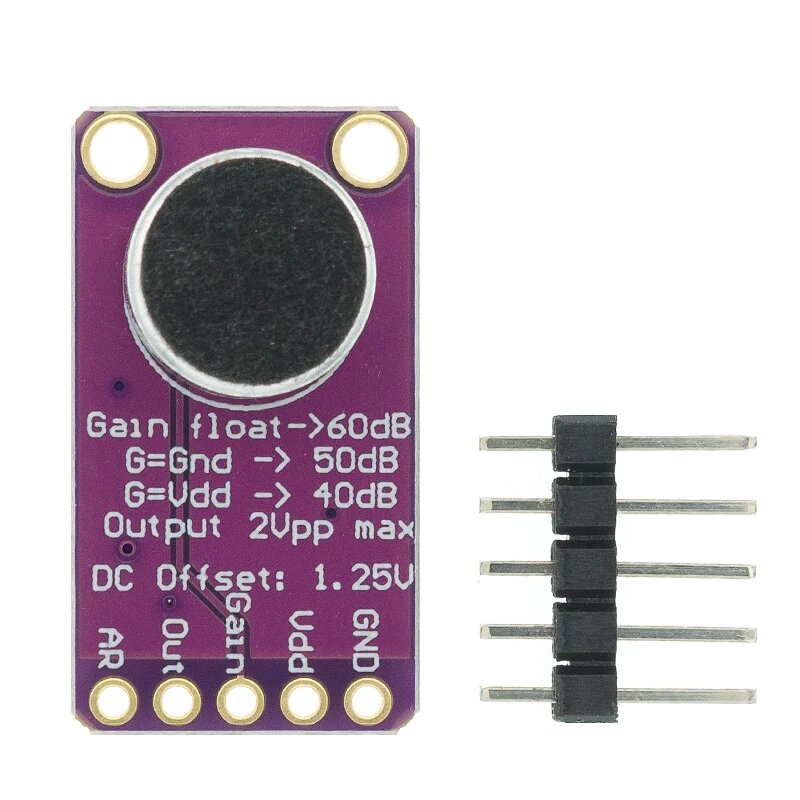 Электретный микрофонный усилитель AITEWIN ROBOT MAX4466 MAX9814 MAX9814