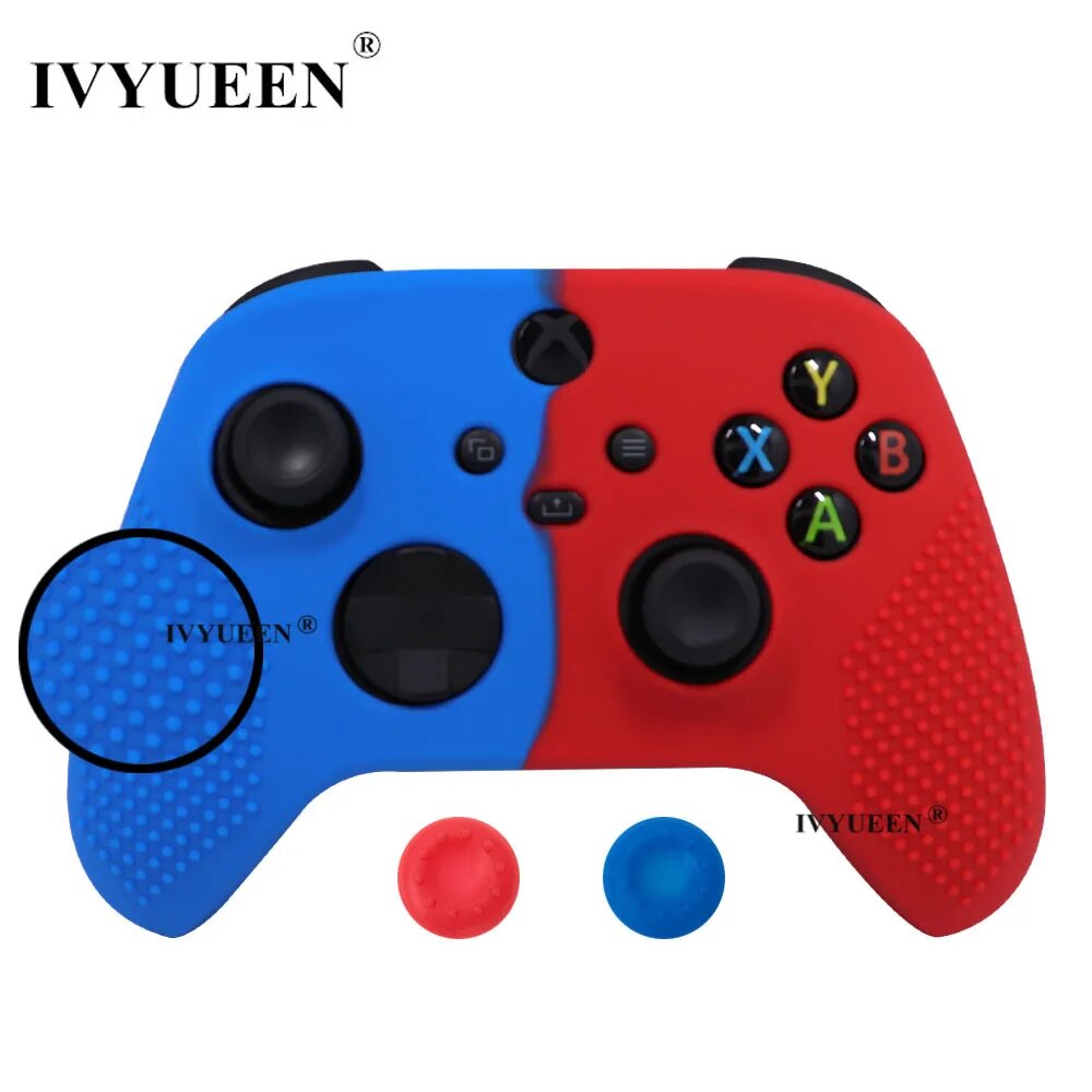 Чехол IVYUEEN для контроллера Xbox Series X S Blue Red