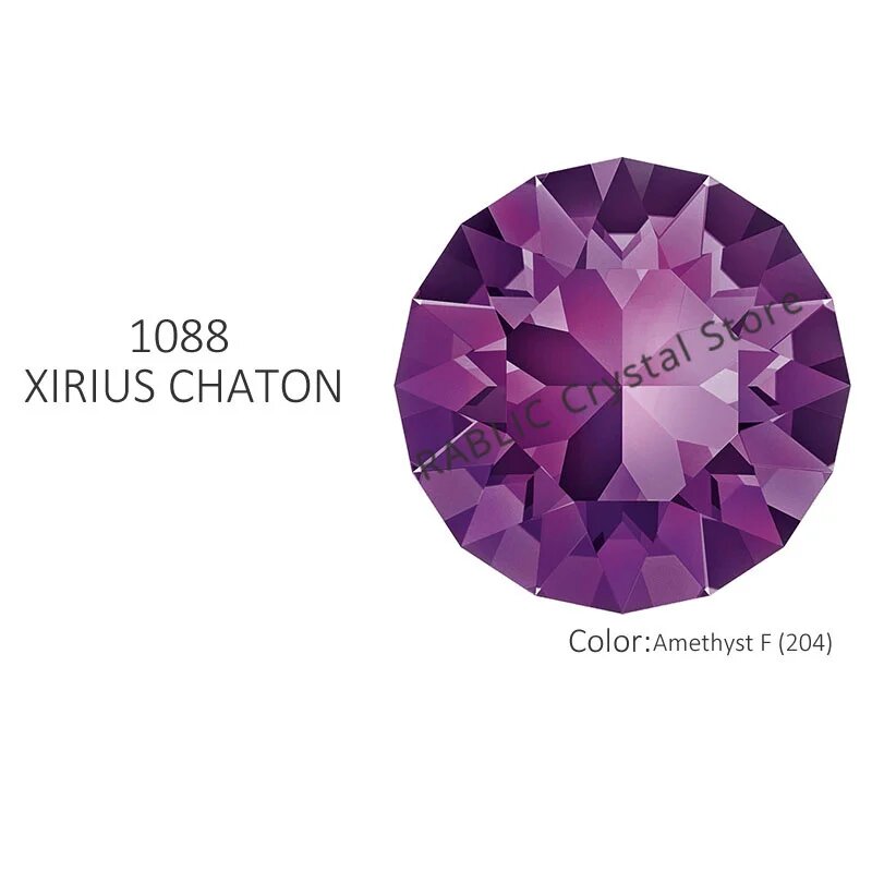 Кристалл XIRIUS Chaton Amethyst (204), SS39-6piece