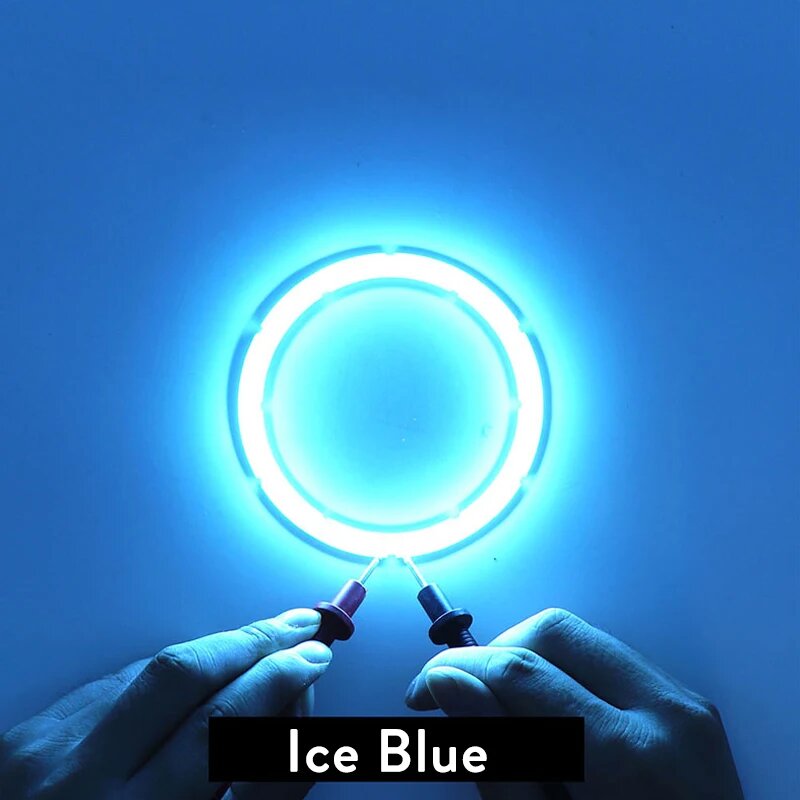 YORYZENG COB светодиодные кольца 2.5W-13W 25-120мм для DIY ламп Синий, Ice Blue, 90mm-10W