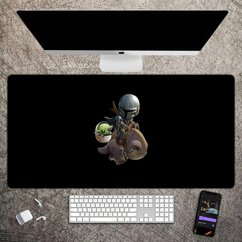 Star Wars Цельная клавиатура, игровой коврик для мыши 400x900, офисные аксессуары, износостойкие и противообрастающие