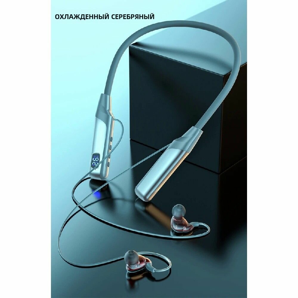 Спортивные наушники с шейным ободком, Bluetooth 5.3, Hi-Fi монитор, водонепроницаемость, шумоподавление