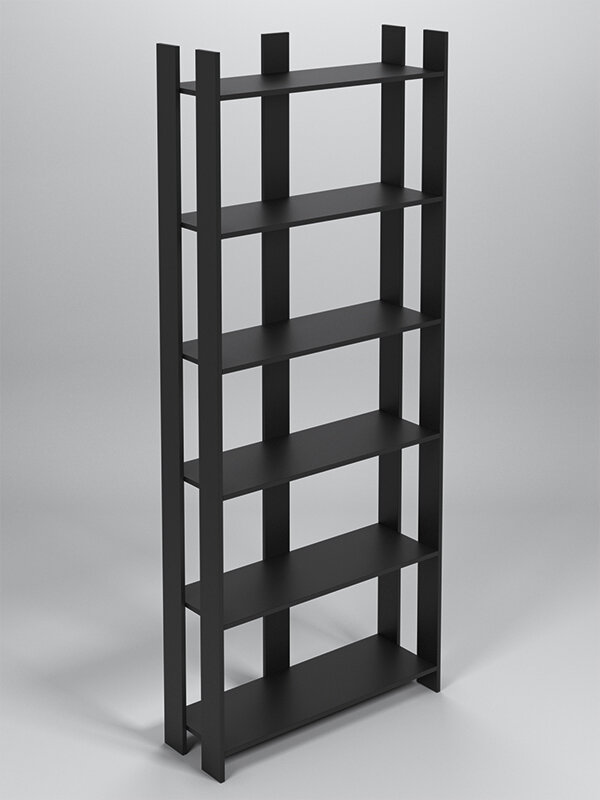 Стойка из ДСП №3 серии "эконом", Черный. Производитель товара - компания Westcom.