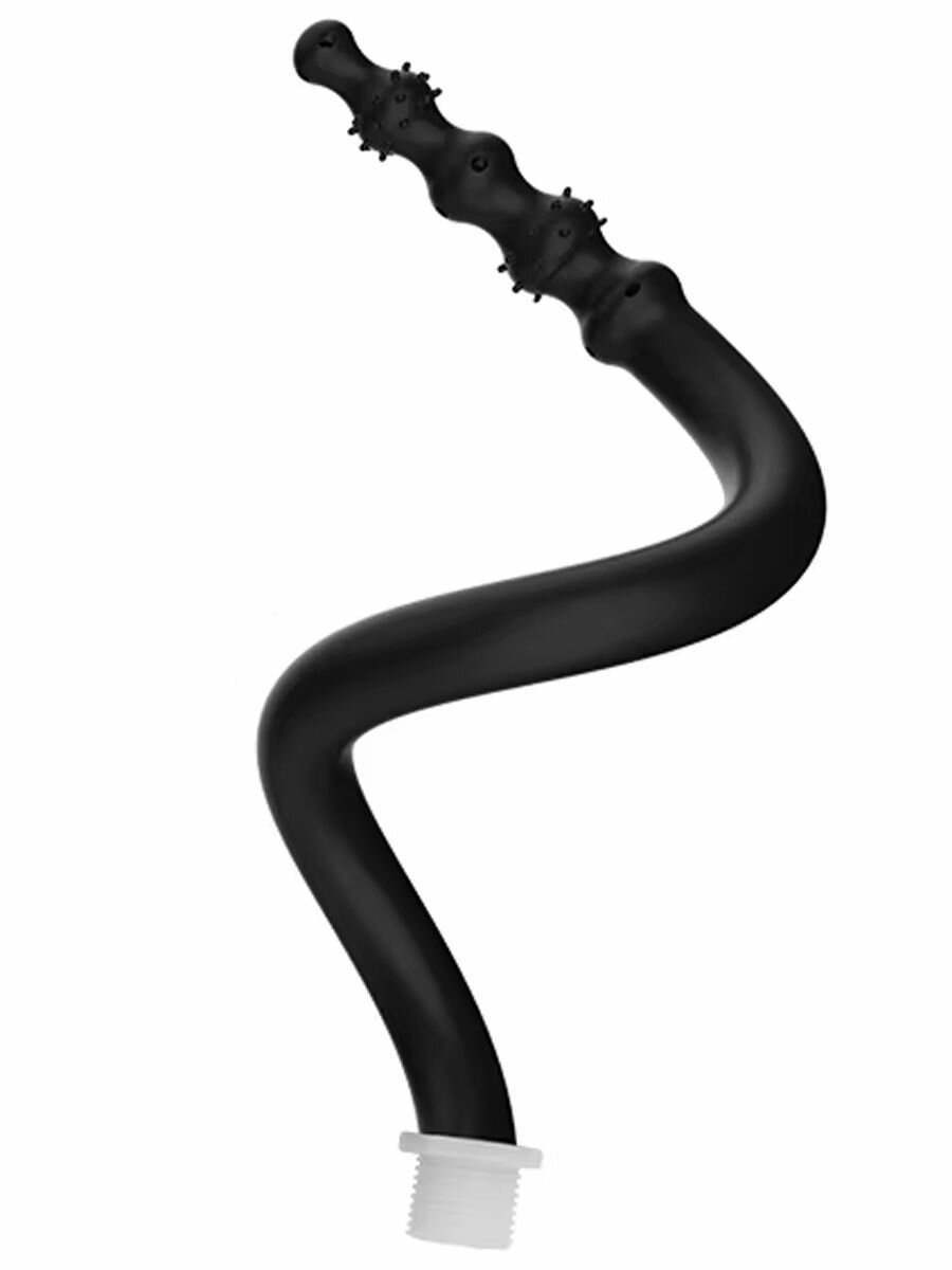 Силиконовая гибкая насадка для анального душа "SILICON ANAL DOUCHE" 38см