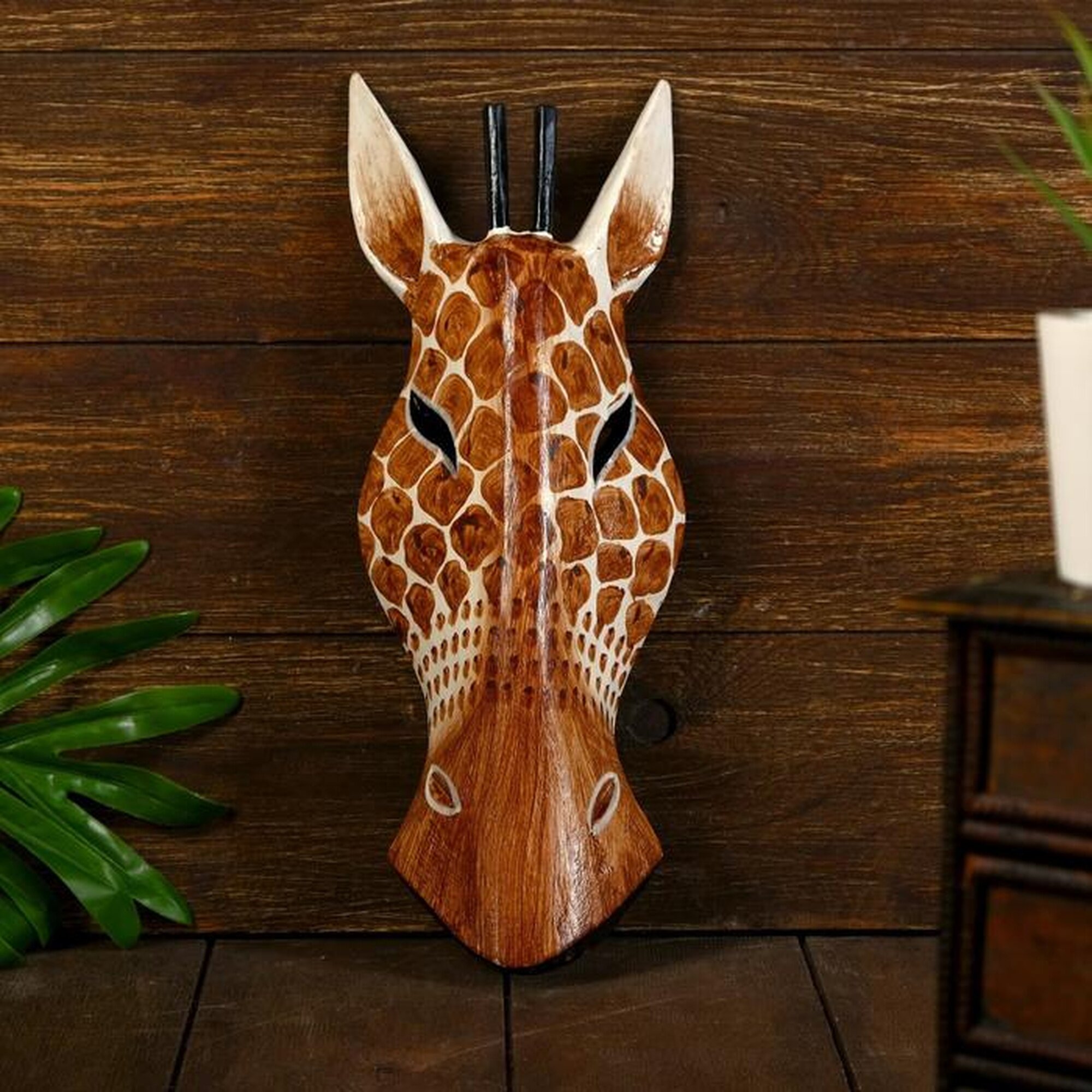 Статуэтка Сима-ленд «Жираф», деревянная, ручная работа, 30 см