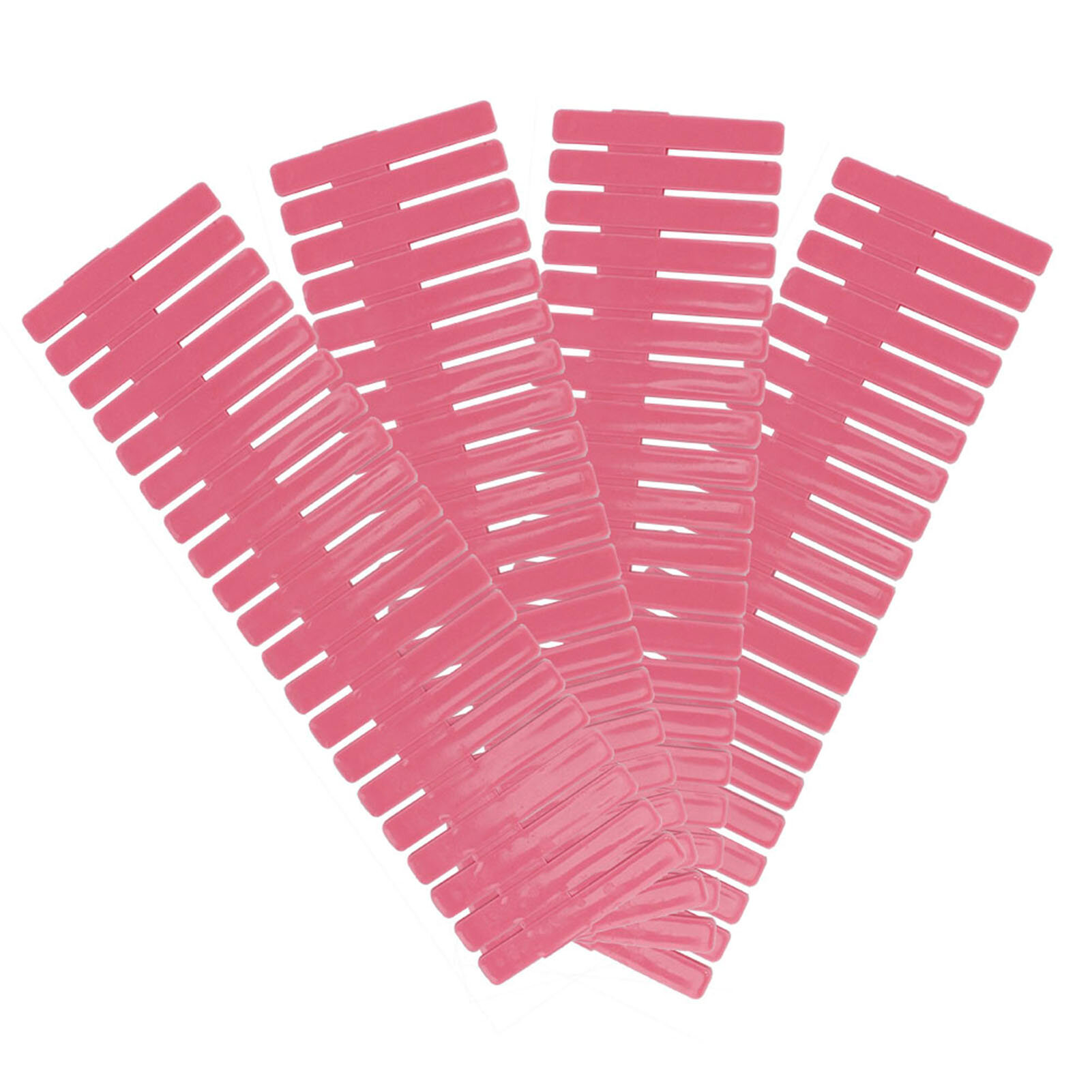 4PCS DIY Пластиковые ящики Организатор регулируемые разделители ящика разделители (розовый короткий тип)