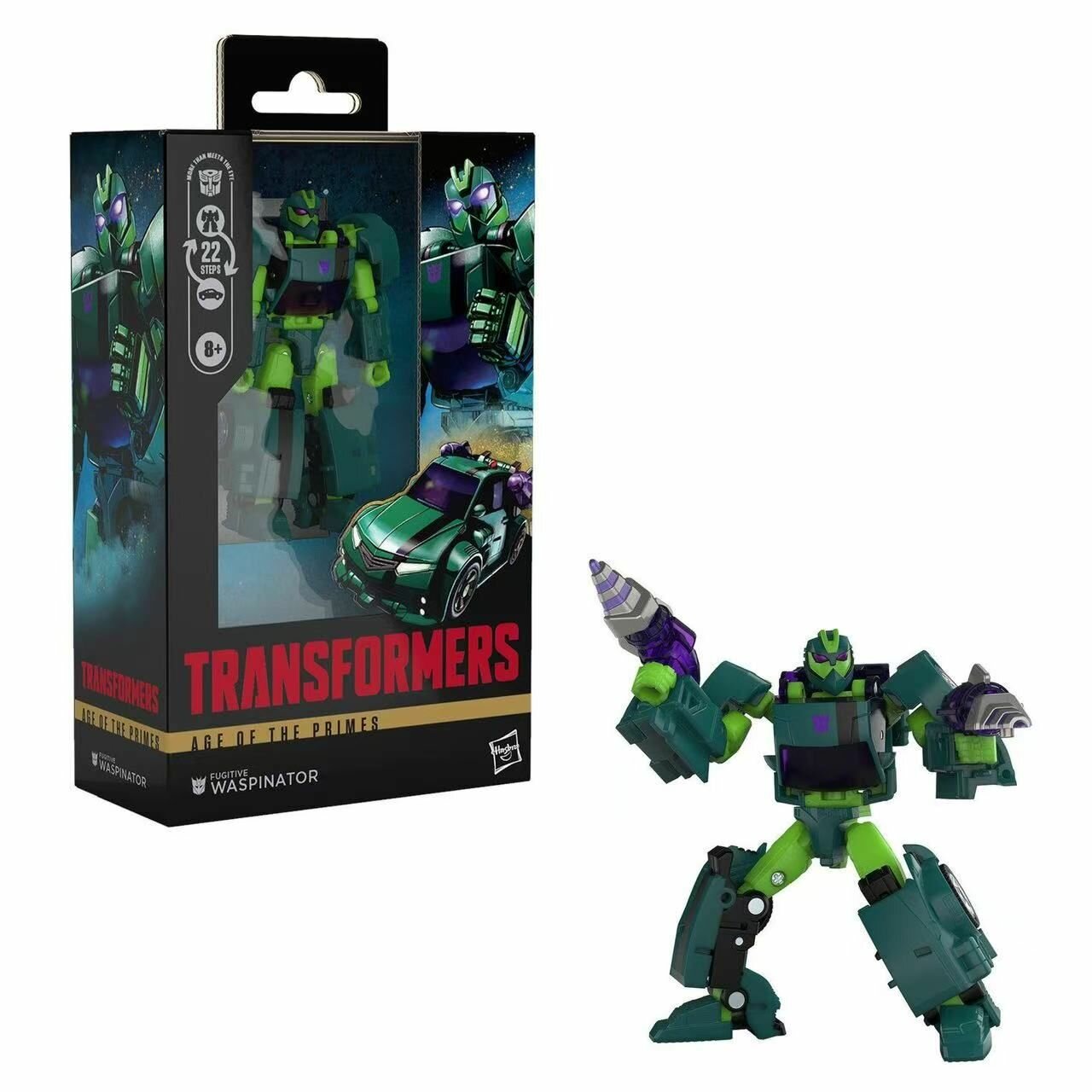 Трансформеры игрушки Hasbro Transformers: Age of the Primes Deluxe Class Fugitive Waspinator 14cm G1025
