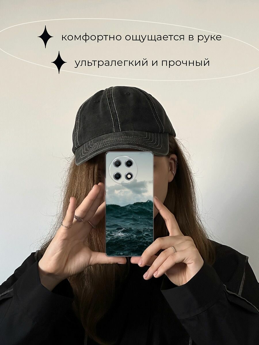 Чехол на Tecno Camon 30S / Текно Камон 30S с принтом "Волны 11" — фото 1