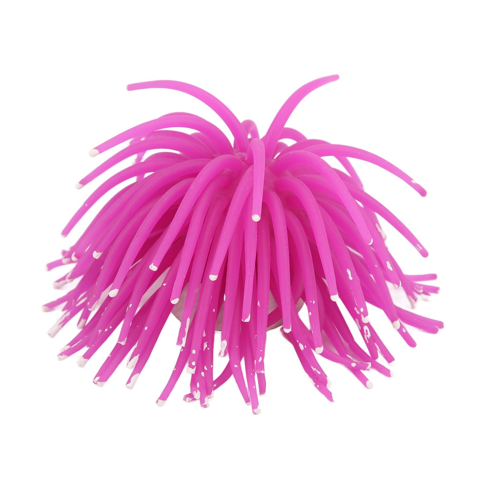 Светящийся фиолетовый коралл для украшения аквариума. Прочное и безопасное имитационное украшение для аквариума. Красивый искусственный коралл.