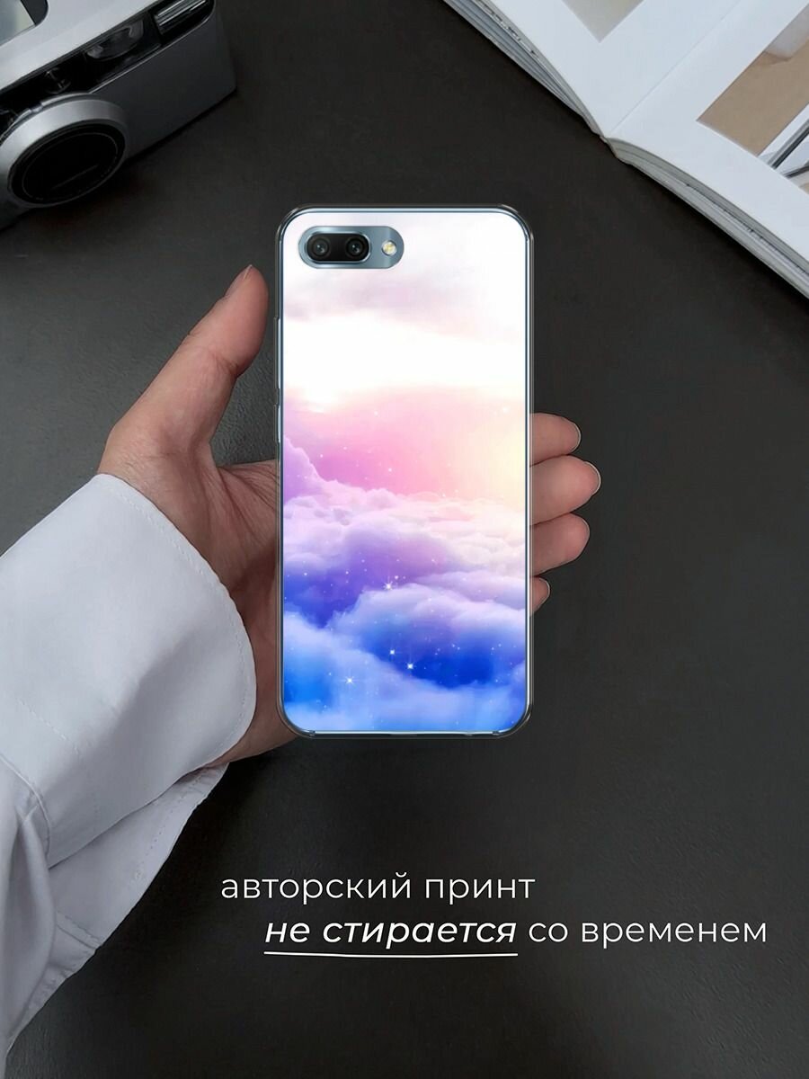 Силиконовый чехол на Honor 10 / Хонор 10 с принтом "Небеса" — фото 1