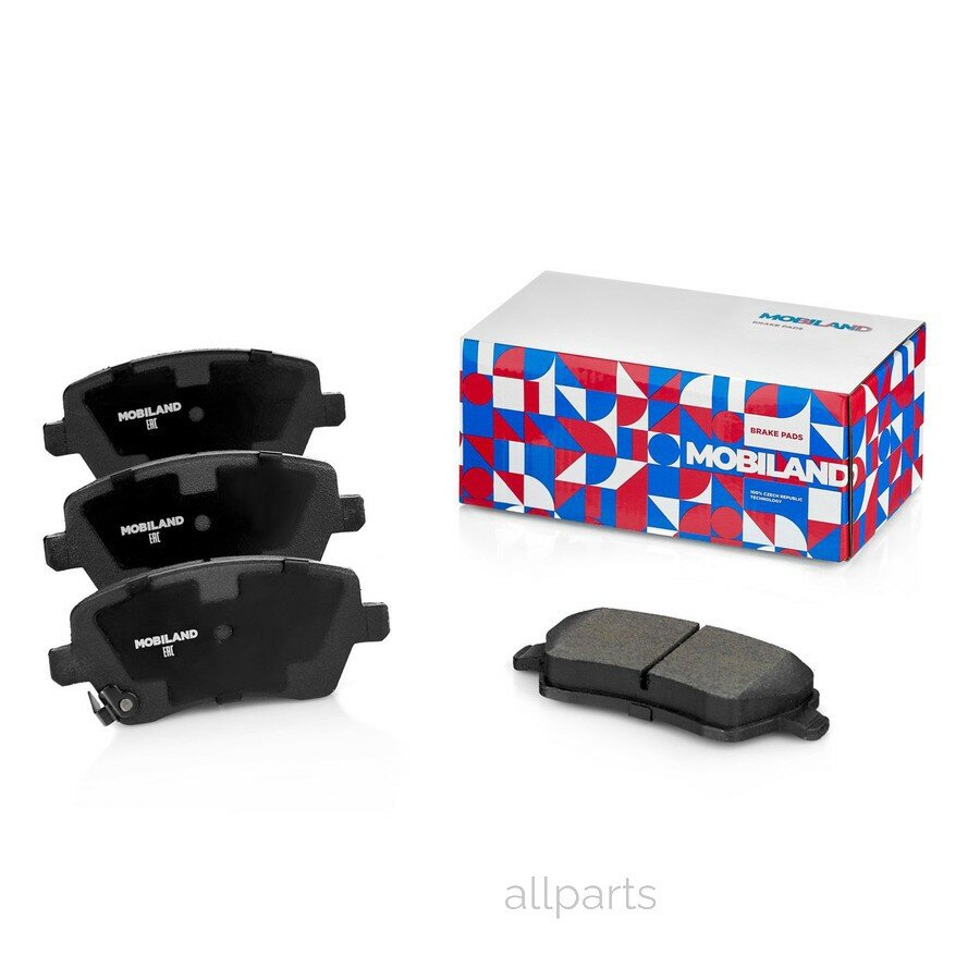 MOBILAND 429103400 Колодки тормозные дисковые передние (4 шт.) с п/шум. пласт. для а/м renault duster (hs) без esp larg