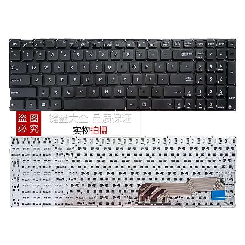 Подходит для клавиатуры ASUS A541U X541U F541U VM592U X541LA R541U D541S Совершенно новая, подлинная английская версия.