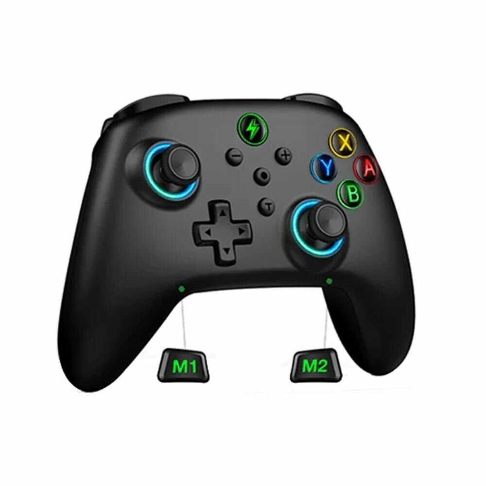 RGB-геймпад для ПК/Nintendo Switch/Android/iOS, многосистемный контроллер с переключением режимов программирования геймпада