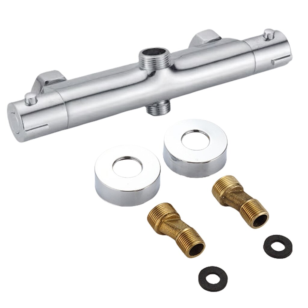 Настенный термостатический смеситель для душа 28 см с интеллектуальным регулированием температуры