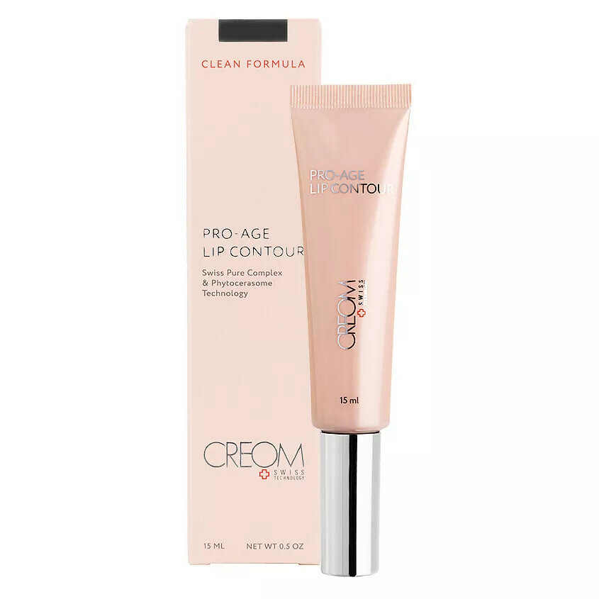 CREOM Крем для контура губ Pro Age Lip Contour, 15 мл. Швейцария