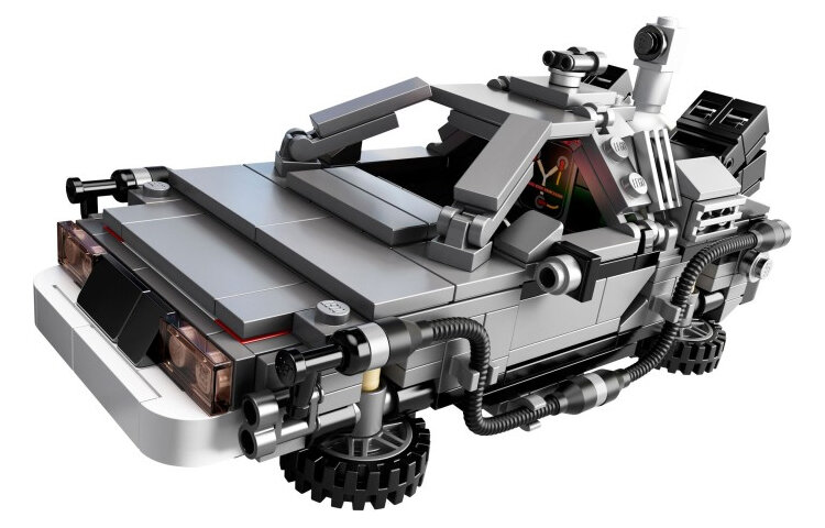 LEGO Spacetime Car Time Machine Made, Return To Future Collection Building Blocks 401 Pcs/pzs 21103 null