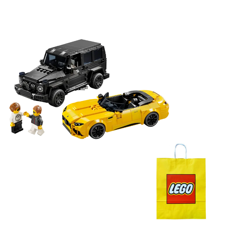 LEGO Super Racing Mercedes Amg G63 с AMG SL 63 Конструкторы 808 шт. 76924