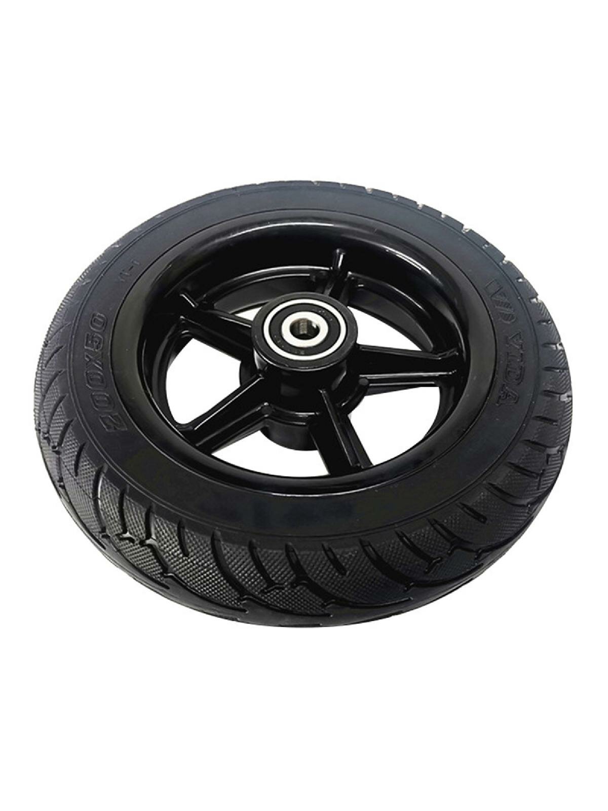 Твердое цельное колесо 200x50 8-дюймовое электрическое переднее колесо самоката
