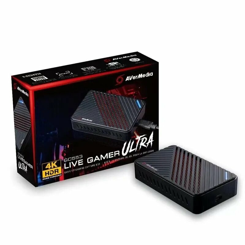 Карта сбора видео AverMedia Live Gamer ULTRA GC553, потоковая передача с очень низкой задержкой и внутриигровая запись